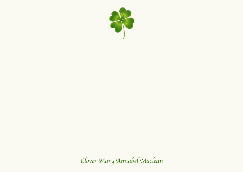 Four Leaf Clover – Small Signatures