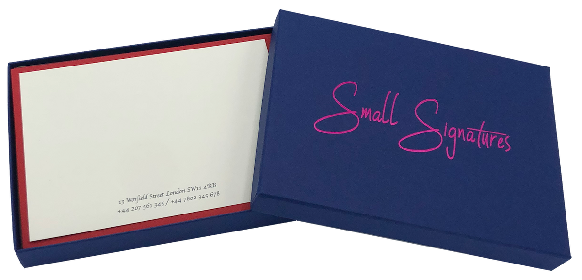 Text only - Bottom Layout 2 lines – Small Signatures