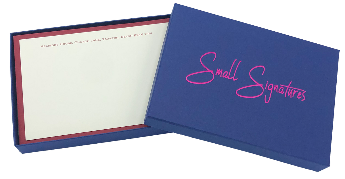 Text only - Top Layout 1 line – Small Signatures