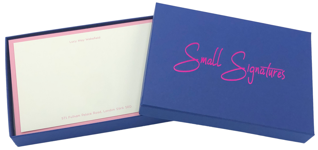 Text only - Top and Bottom Layout – Small Signatures